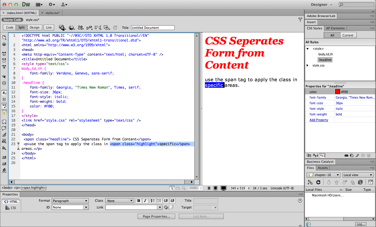 Chapter 17 CS6 - Digital Foundations