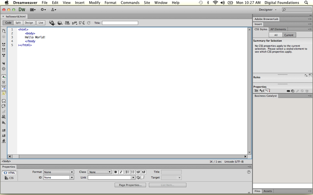 Chapter 15 CS6 - Digital Foundations