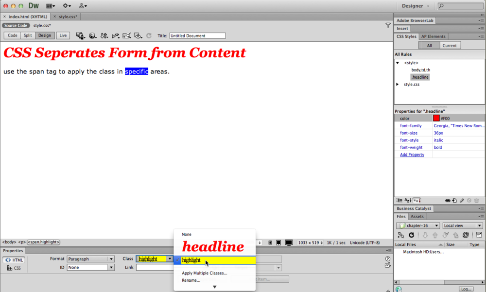 Chapter 17 CS6 - Digital Foundations