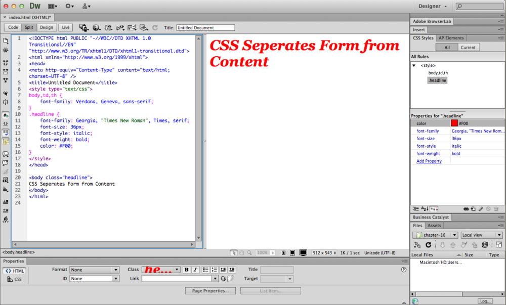 Chapter 17 CS6 - Digital Foundations