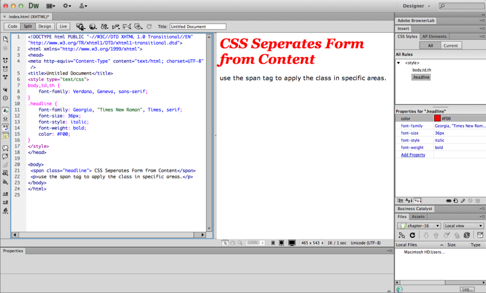 Chapter 17 CS6 - Digital Foundations